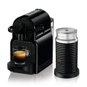 DE'LONGHI Nespresso Inissia Espresso Machine With Aeroccino Milk Frother - Black