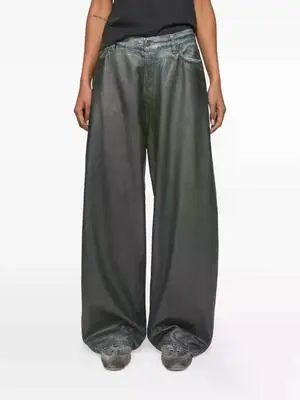 Acne Studios Logo-patch Wide-leg Trousers