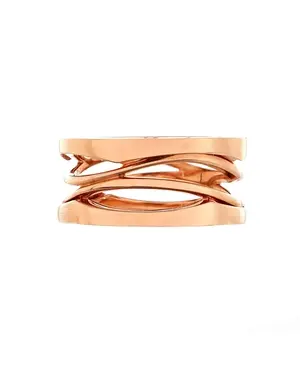 BVLGARI B.zero1 Design Legend Zaha Hadid Three Band Ring - Pink