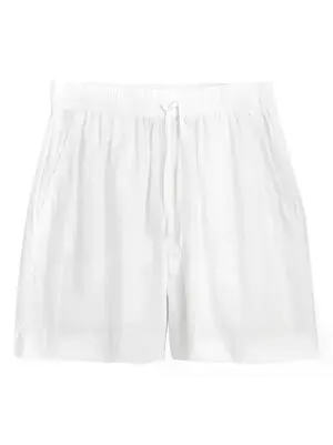 Gant Textured Drawstring Shorts - White