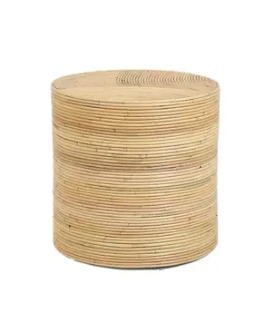 TOV FURNITURE Matea Rattan Cross Side Table - Natural