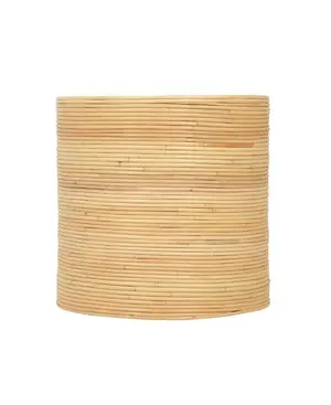 TOV FURNITURE Matea Rattan Cross Side Table