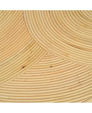 TOV FURNITURE Matea Rattan Cross Side Table