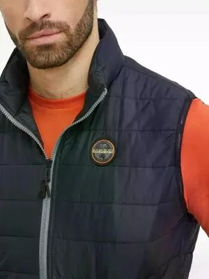 NAPAPIJRI Quilted Gilet With Logo Patch