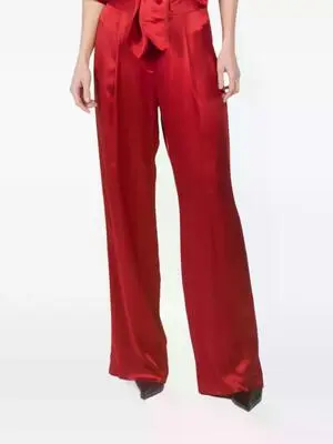 THE SEI Tie Detailed Wide-leg Trousers