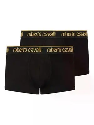 Roberto Cavalli Logo Boxers - Black