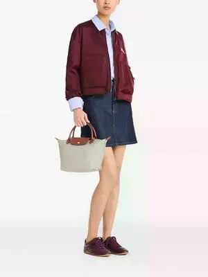 Longchamp Le Pliage Leather-trim Tote Bag - Neutrals