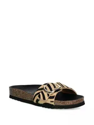 DR. SCHOLL'S SHOES Kathleen Zebra-print Slides