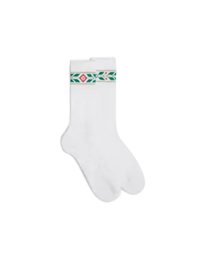Casablanca Laurel Ribbed Sports Socks - Multicolor