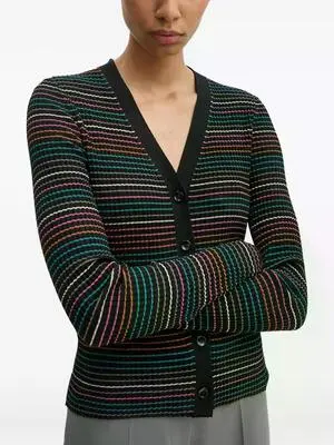 Paul Smith Striped Buttoned Cardigan