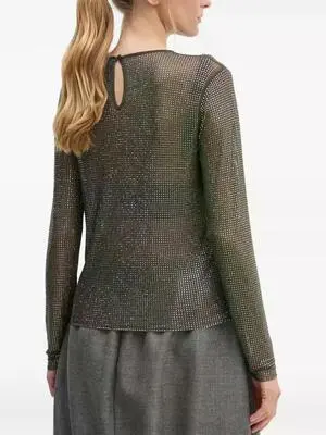 SAMSOE SAMSOE Embellished Long-sleeved Top