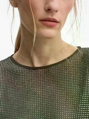 SAMSOE SAMSOE Embellished Long-sleeved Top