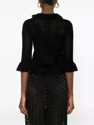 Chloé Crochet Knit Top