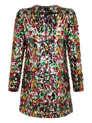 Valentino Garavani Sequin Embellished Mini Dress