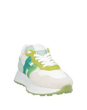 Hogan Light Leather Sneakers - Light Grey