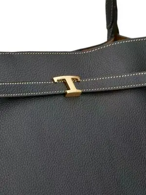 TOD'S Buckle Tote Bag - Black