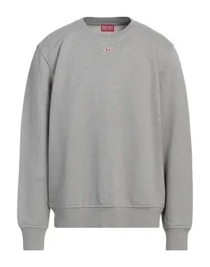 DIESEL® Light Cotton Elastane Sweatshirt - Grey