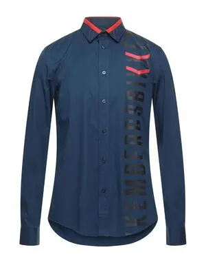 BIKKEMBERGS Shirt Size Cotton, Elastane