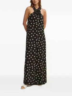 SANDRO FERRONE Polka Dot Maxi Dress