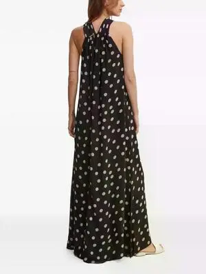 SANDRO FERRONE Polka Dot Maxi Dress