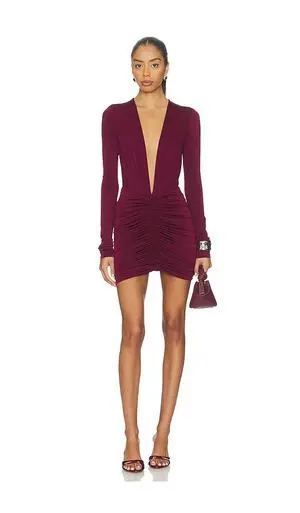 Plunge V-Neck Mini Dresses