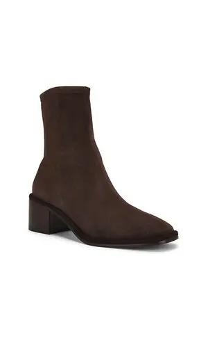 LOEFFLER RANDALL Roxy Stretch Ankle Boots - Tmoro Stretch Kid Suede