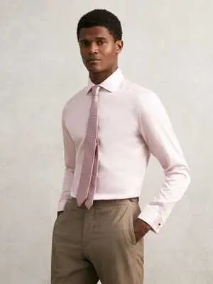 Men's Pink Satin Shirts