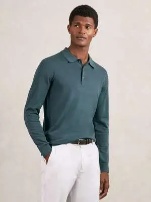 Reiss Long Sleeve Polos For Men