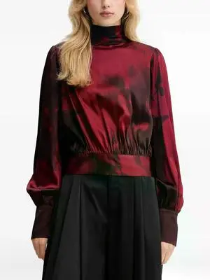GESTUZ Gzselina Open Back Tie Blouse