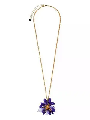 Nina Ricci Pistil Bloom Flower-motif Necklace - Gold