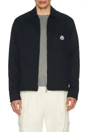 Moncler Shirt In Navy