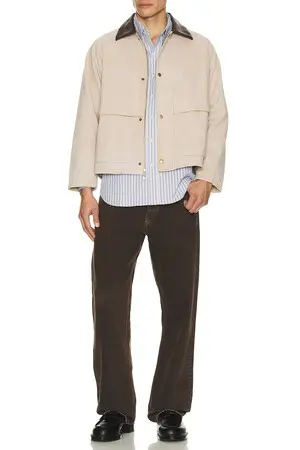METALWOOD STUDIO Seersucker Fishing Shirt In Blue