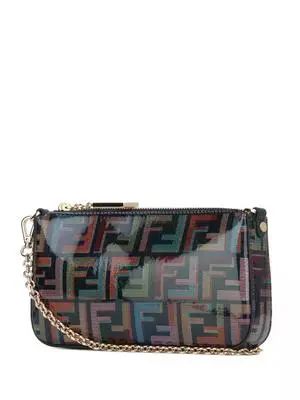 Fendi FENDI Baguette Clutch Bag Black