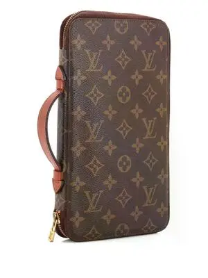 LOUIS VUITTON Organizer De Voyage Travel Wallet Monogram Canvas Small Wallets - Brown