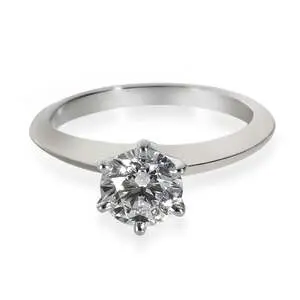 Tiffany & Co. 0.81 Ct Diamond Solitaire Ring - Platinum