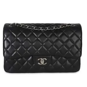 Chanel Quilted Lambskin Jumbo Double Flap Bag