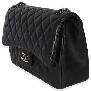 Chanel Quilted Lambskin Jumbo Double Flap Bag