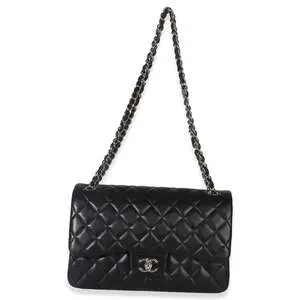 Chanel Quilted Lambskin Jumbo Double Flap Bag