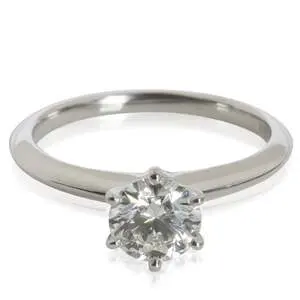 Tiffany & Co. 0.88 Ct Round Brilliant Diamond Engagement Ring - Platinum