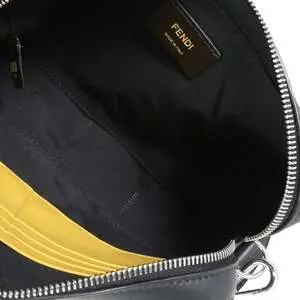 Fendi Calfskin & Sunflower Logo Camera Bag
