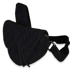 Dior Oblique Jacquard Canvas Saddle Crossbody