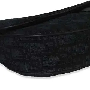 Dior Oblique Jacquard Canvas Saddle Crossbody