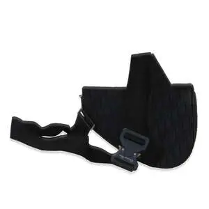Dior Oblique Jacquard Canvas Saddle Crossbody