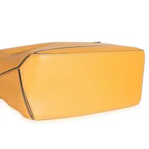 Loewe Grained Calfskin Puzzle Bag - Yellow