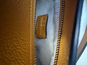 Loewe Grained Calfskin Puzzle Bag - Yellow