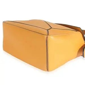 Loewe Grained Calfskin Puzzle Bag - Yellow
