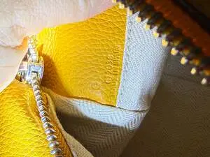 Loewe Grained Calfskin Puzzle Bag - Yellow