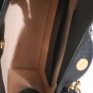 Gucci Diana Tote Dusty Grey Textured Dollar Calfskin With Web