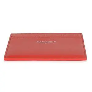 Saint Laurent Grain De Poudre Credit Card Case