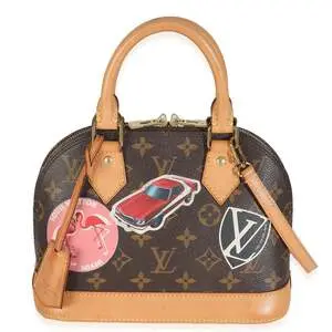 LOUIS VUITTON Monogram Canvas World Tour Alma Bb - Brown
